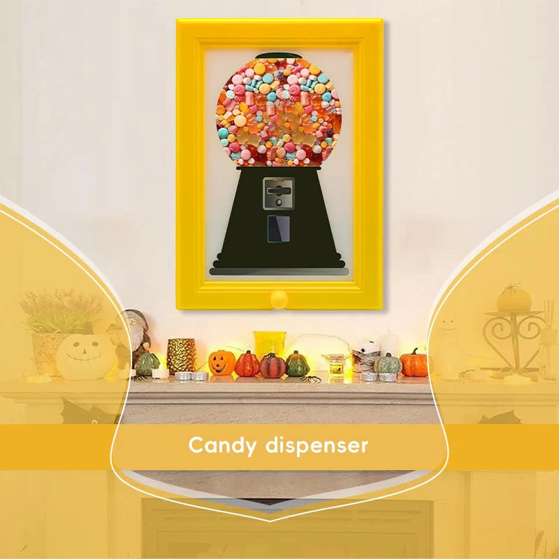 🍬Rare Vintage The Handy Candy Frame - Hanging Candy Machine Art🔥 – IGENTV